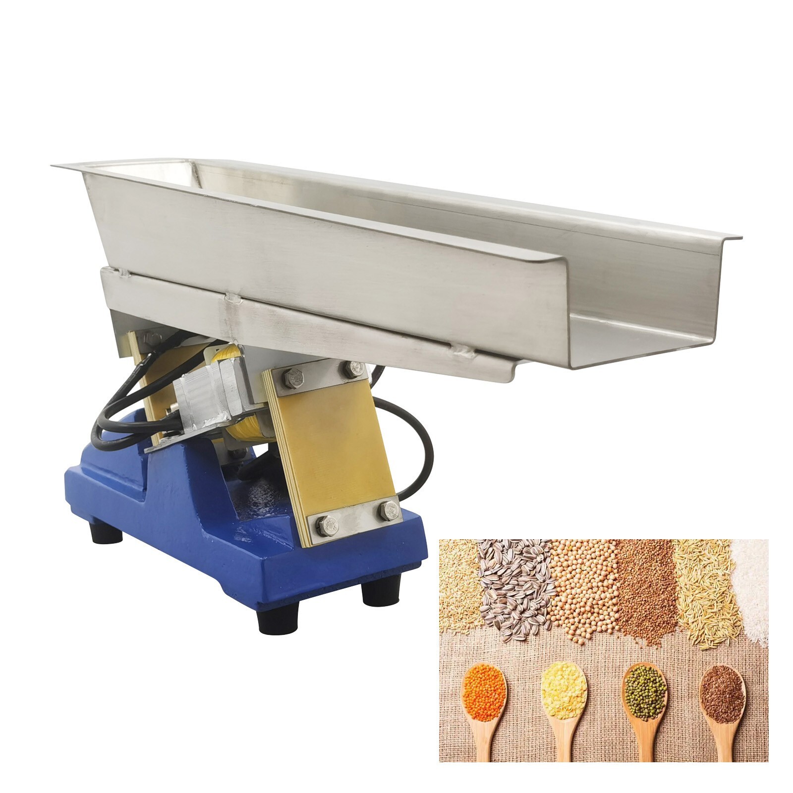 Electromagnetic Vibrating Feeder Shaking Feeding Vibratory Machine 110V ...