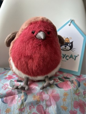 Jellycat Plum Robin Soft Toy Plush New with Tags Christmas Gift BNWT ...