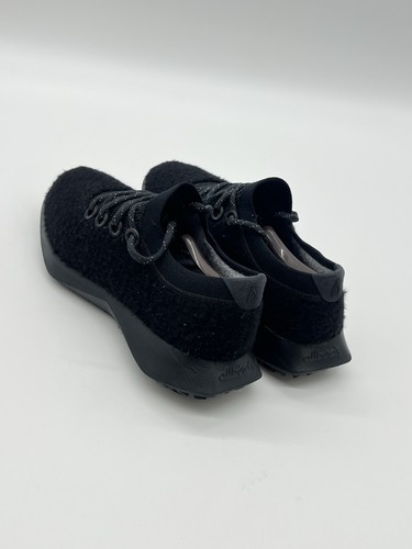 Allbirds Wool Dasher 2 Men’s Size 10 Black Fluff Running Lace Up ...