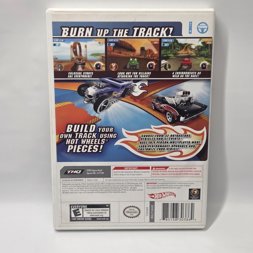 Hot Wheels: Track Attack (Nintendo Wii, 2010) M1036 Tested Works ...