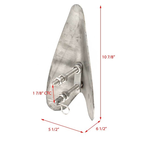 Cobalt Boat Anchor Chafe Plate 404673 | 24SD 26SD Bow Eye Stainless | eBay