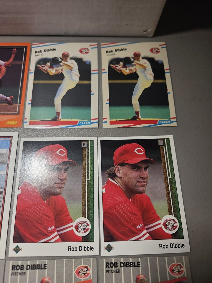 Rob Dibble 26 Card Lot Mostly 1988 1980 Combine Shipping On Multiple ...