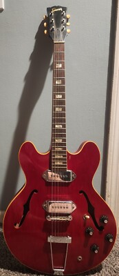 Vintage 1967 Cherry Red Gibson ES-330TDC Electric Guitar | eBay