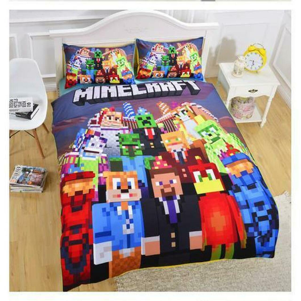 Pictures Of Minecraft Creeper Bed Set
