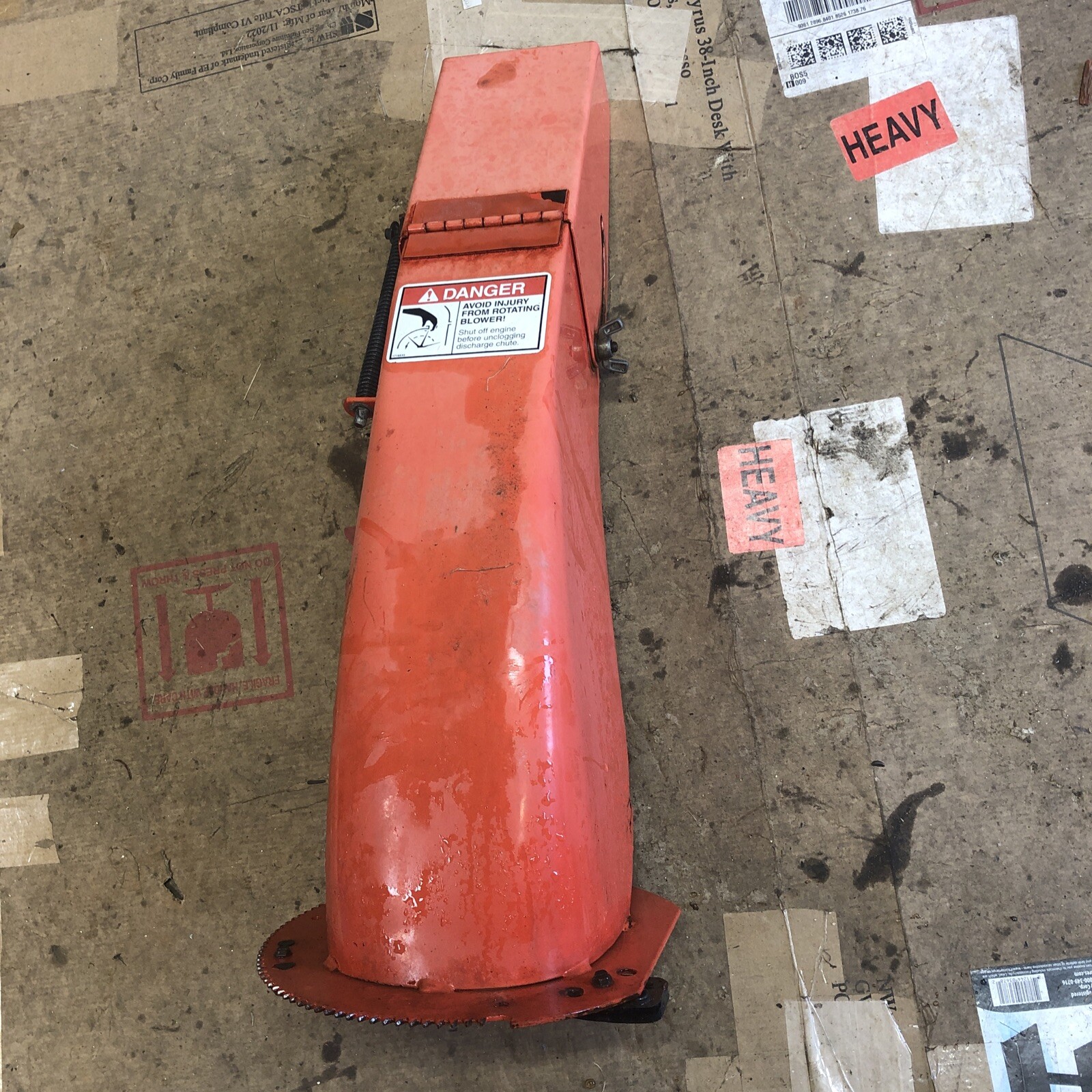 Simplicity 860E Snowblower 1691900 Discharge Chute & Deflector Asm ...