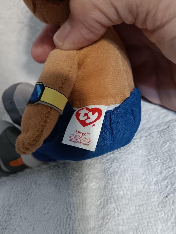 2009 TY BEANIE BABY DIEGO MISSING SHIRT HAS TUSH TAG NO HANGING TAG | eBay