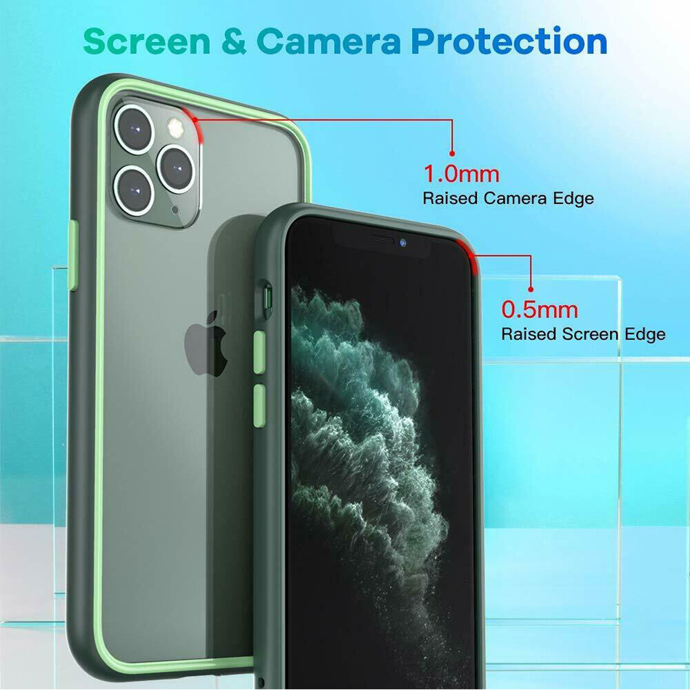 Clear Shockproof Bumper Case Cover For iPhone 11 11 Pro Max Slim Hybrid ...