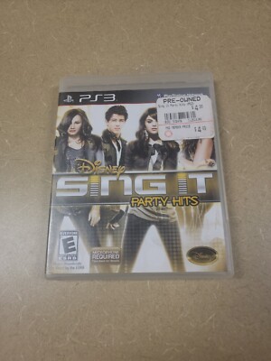 Disney Sing It Party Hits PS3 Sony PlayStation 3 , No manual!! | eBay