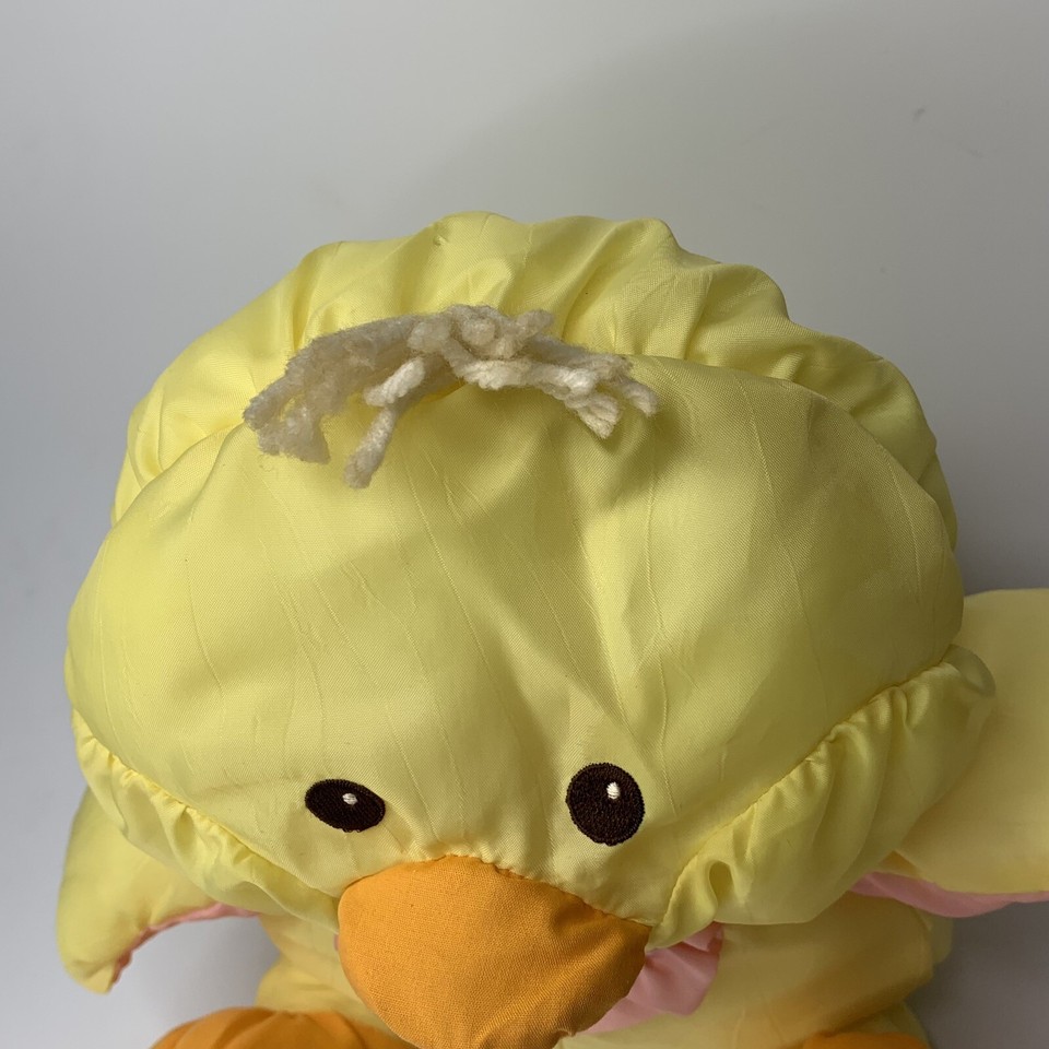 Vintage Fisher Price Puffalump Easter Duck #8011 8012 Yellow Bib ...