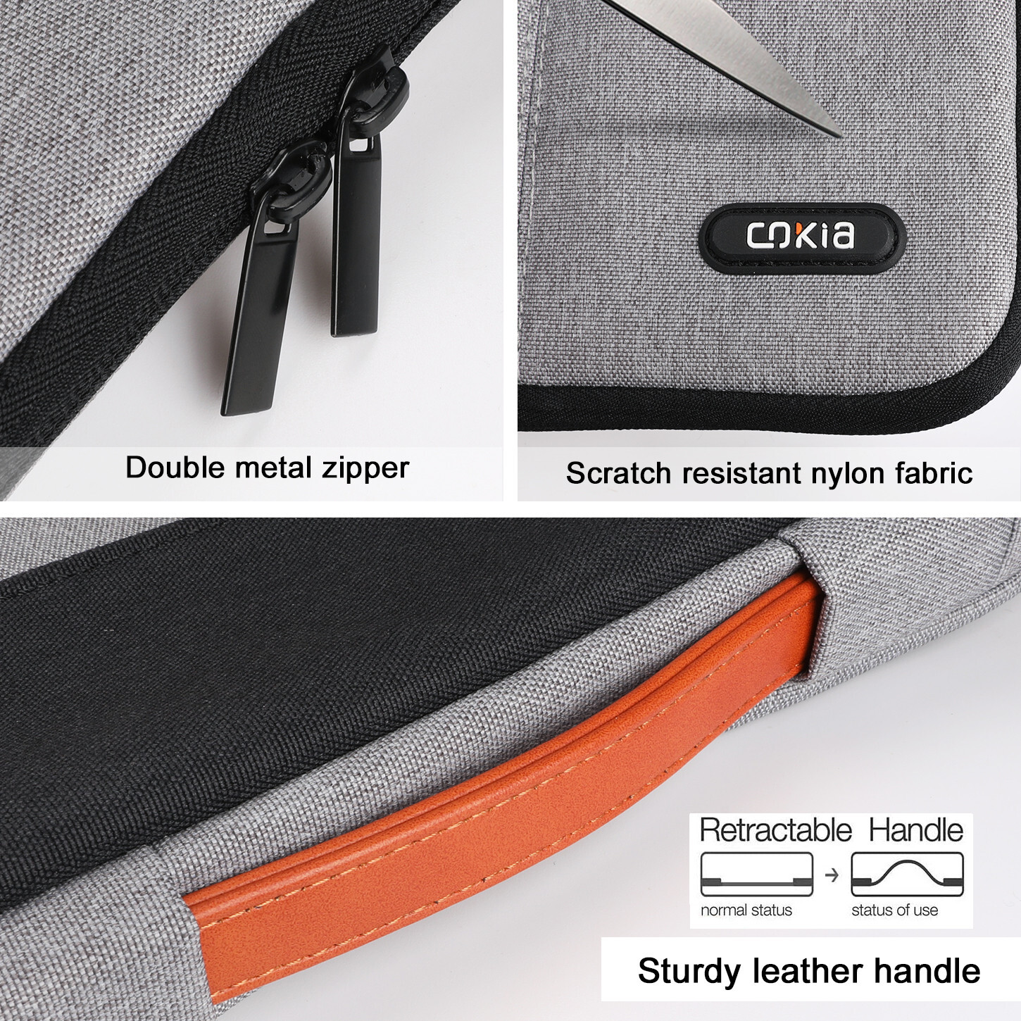 13.3 Inch Laptop Case Sleeve Briefcase,Waterproof Shock Resistant ...