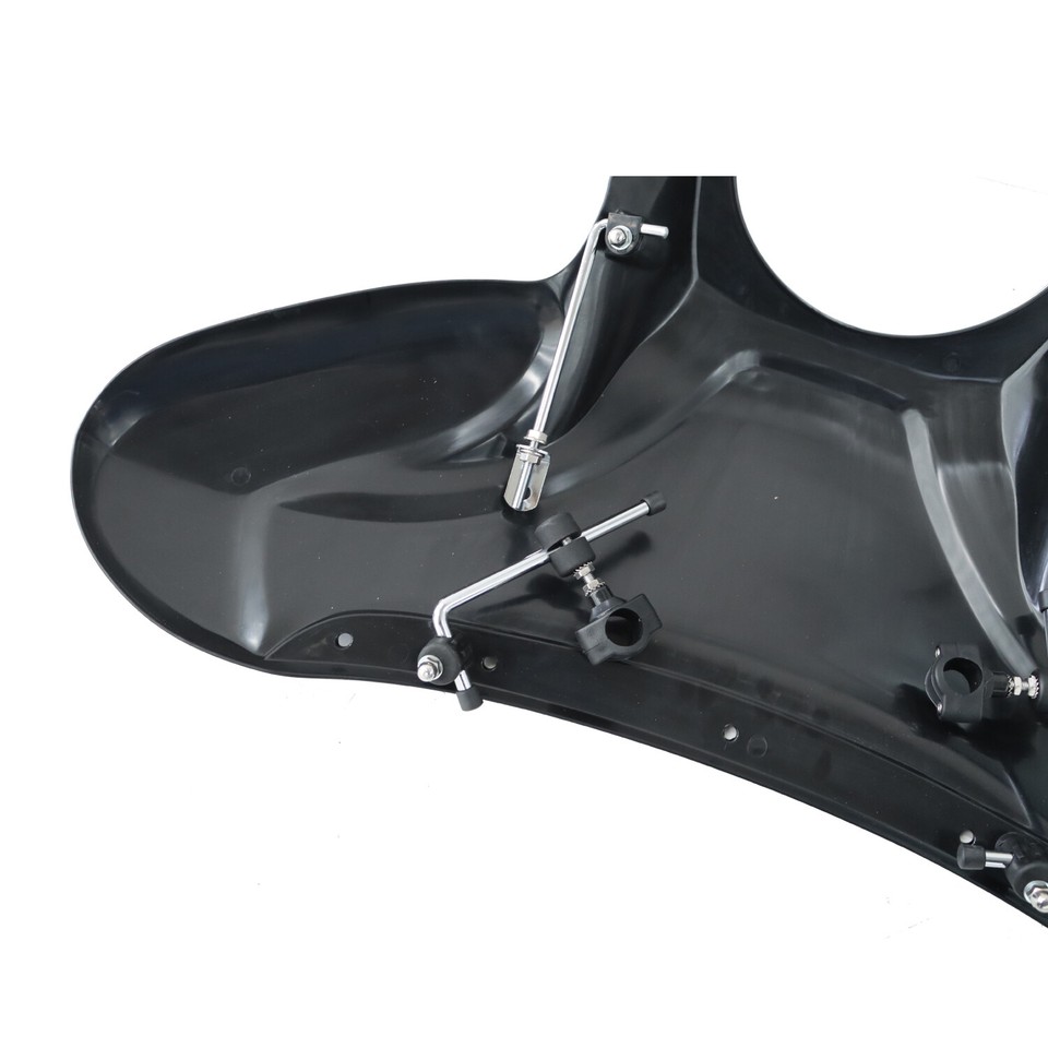 Universal Motorcycle Fairing Batwing Fairing Windshield w/Bracket For ...