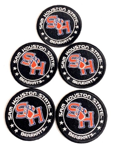 Lot of 5--SHSU Sam Houston State University Bearkats Embroidered ...