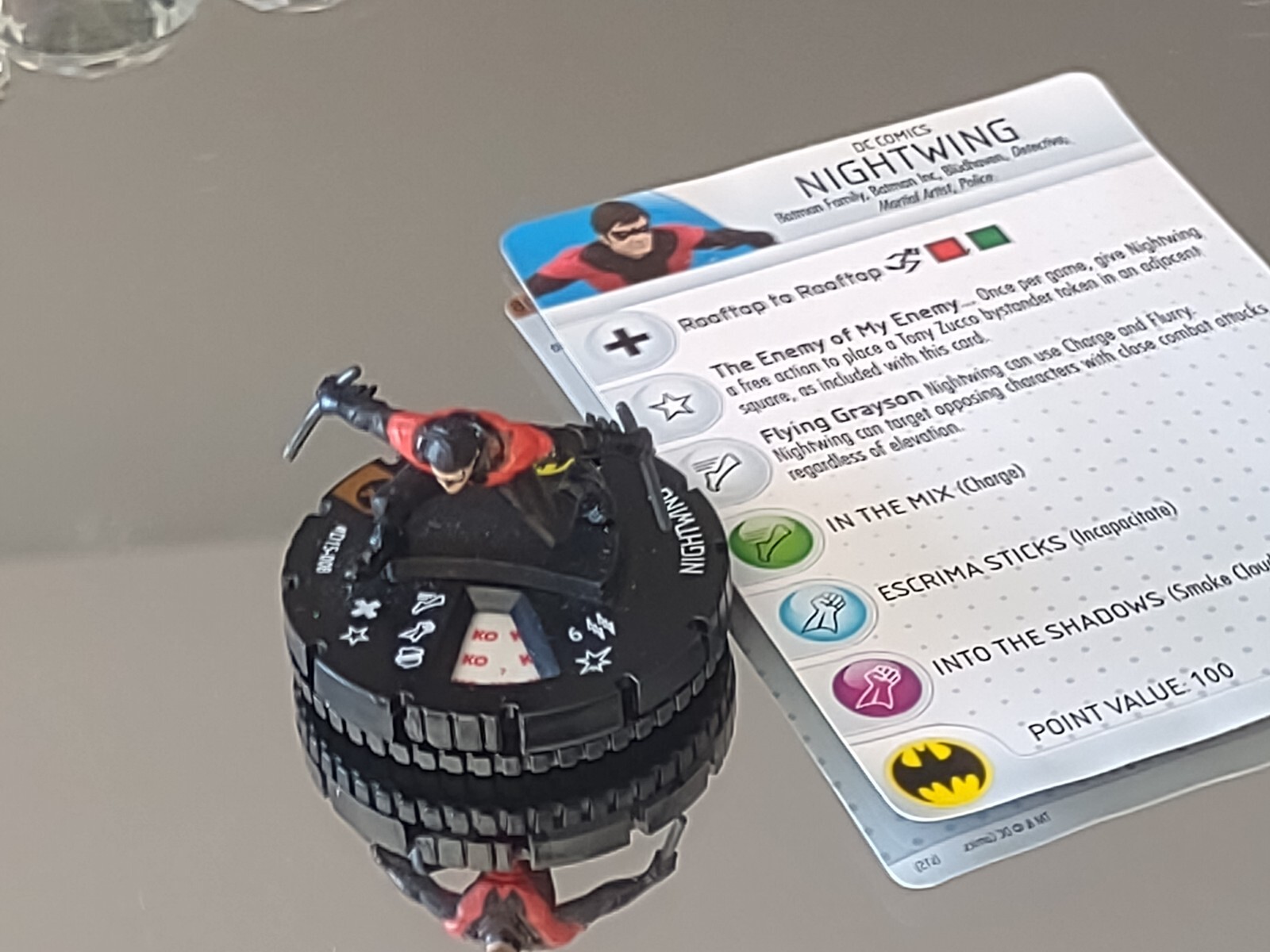 SEPT01 Heroclix Monthly OP Kit Nightwing D15-008 Limited Edition figure ...