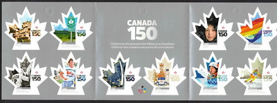 CANADA. 150 YEARS OF CANADA. 10 PERMANENT STAMPS. | eBay