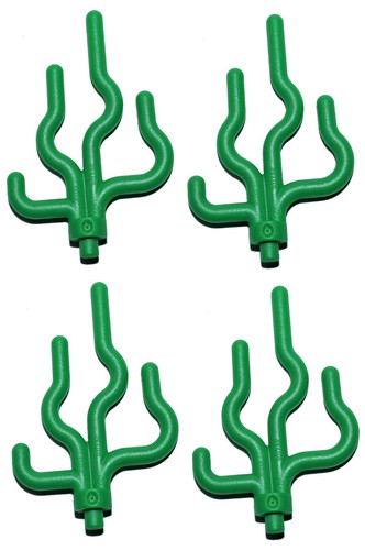 x4 NEW Lego Plants Regular Green Bushes Sea Grass Ocean Seaweed Cactus ...