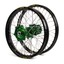 Kawasaki KX250F 2006 - 2017 Wheel Set Black Excel SNR MX Rims Green ...