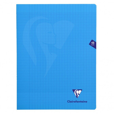 Book Sewing 24x32 Pag.48 Seyes Ppl Blue Clairefontaine | eBay