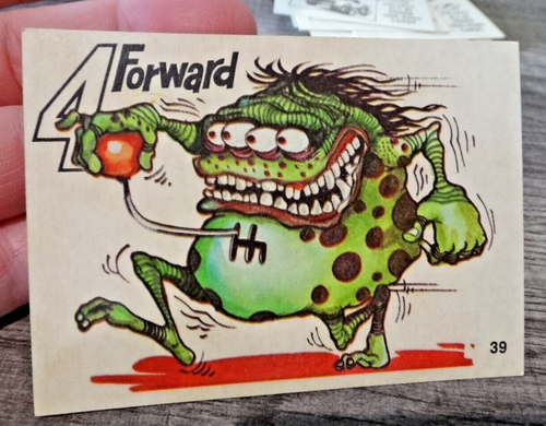 Vtg 1973 Donruss Fabulous Odder Odd Rods 4 Forward #39 Trading Card | eBay