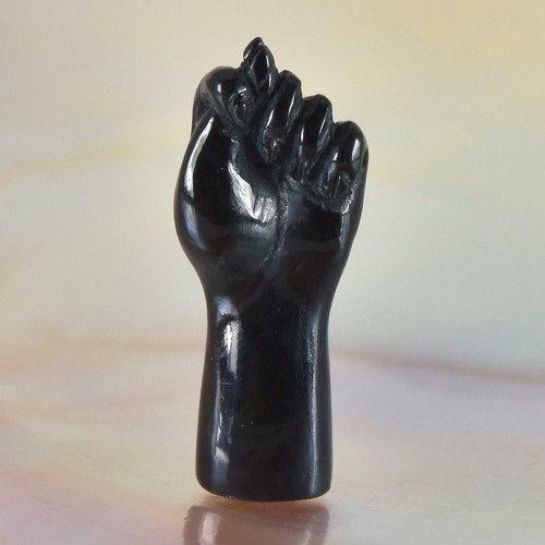 Small Mano Fico Bovine Buffalo Horn Hand Gesture Carved Sculpture ...