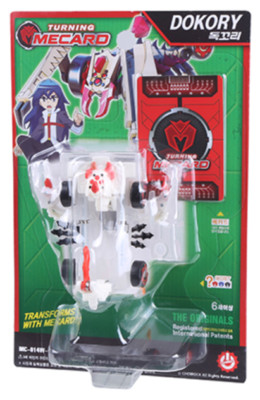 Turning Mecard Compact Series : DOKORY 독꼬리 Transformable Robot Car Toy ...