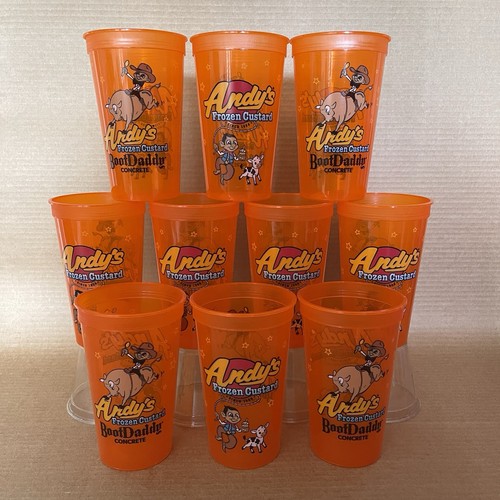 Andy’s Frozen Custard Collectible Cup (Lot of 10) BootDaddy® Concrete ...