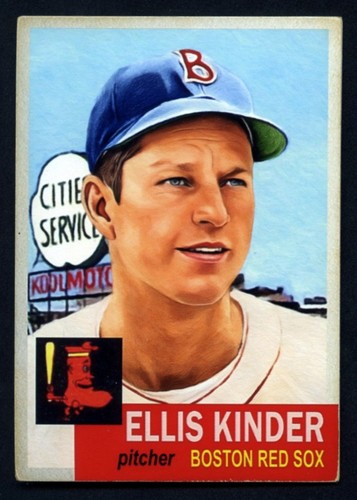 Banty Red 1953 63 Ellis Kinder Boston Red Sox Debut Ebay