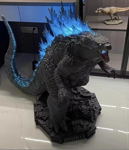 Godzilla Statue Figure 20"inch Tall W/ Remote Lights Up | eBay