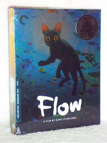 Flow (4K/Blu-ray, 2025, CRITERION) oscar winning animated drama animal ...