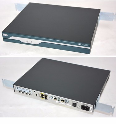 CISCO 1841 MODULAR ROUTER W/2xFE VWIC 2MFT-G703 16-2648-02 CF-CARD ...