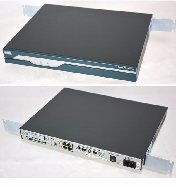 Cisco 1841 Modular Router W/ 2xFE,2 Wan Slots With Vwic 2MFT-G703 16 ...