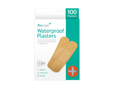 Waterproof Plasters Padded Assorted Size Stretchable Flexible Cuts ...