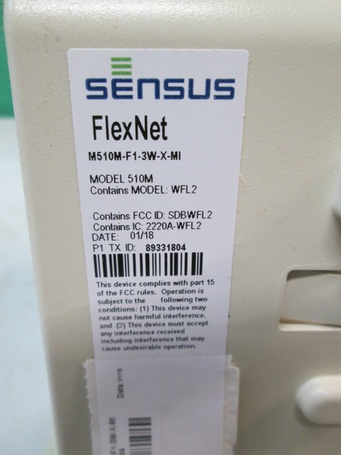Sensus SmartPoint 510M Wfl2 Non-pit Set Module Flexnet M510m-f1-3w-x-mi ...