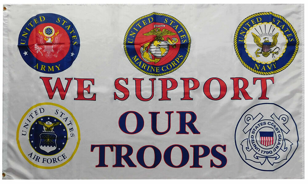 Support Our Troops Flag
