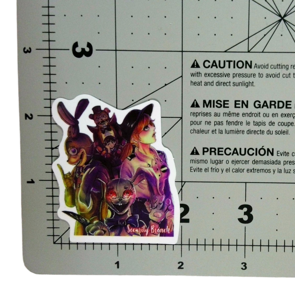 FNAF Five Nights as Freddys Security Breach Vanny Bonnie Fazbear ...