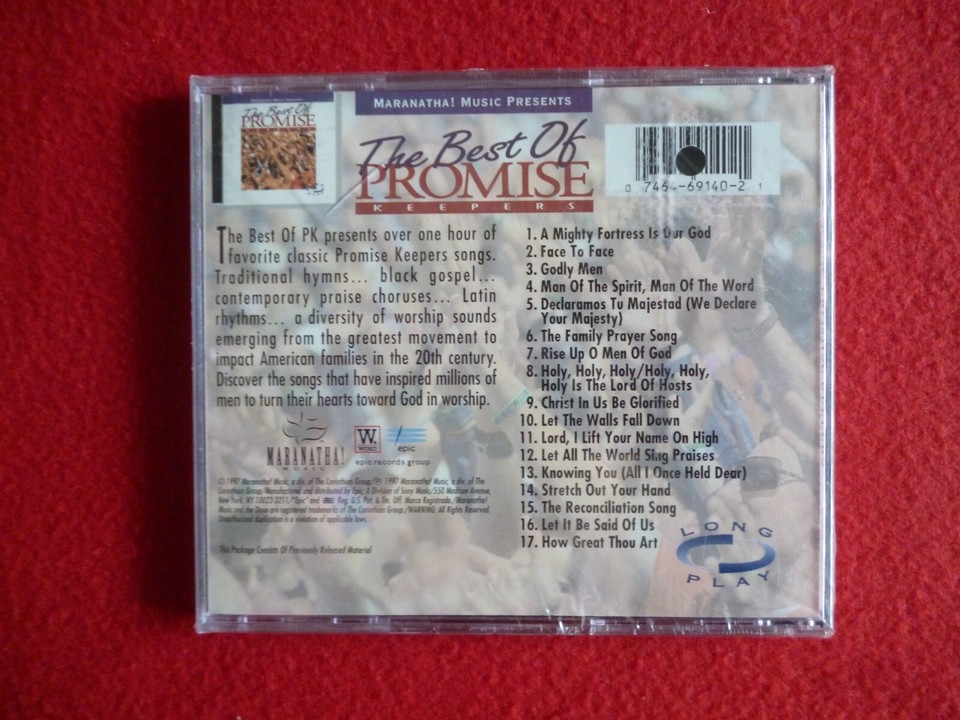 THE BEST OF PROMISE KEEPERS CD 1997 GOSPEL SEALED BRAND NEW. | eBay