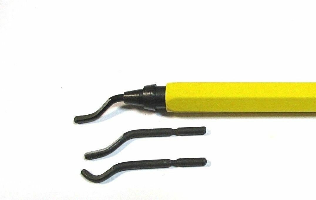 CNC QUALITÄT Hand- Entgrater 150 mm lang - mit 3 Klingen Qualität HSS l ...