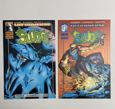 Sludge Ultraverse 1993 Malibu Comic lot Issues # 1 # 2 Comic Books | eBay