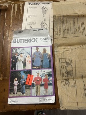 Butterick 3569 Barbie & Ken Doll Clothes Patterns Vintage 1980's UNCUT ...