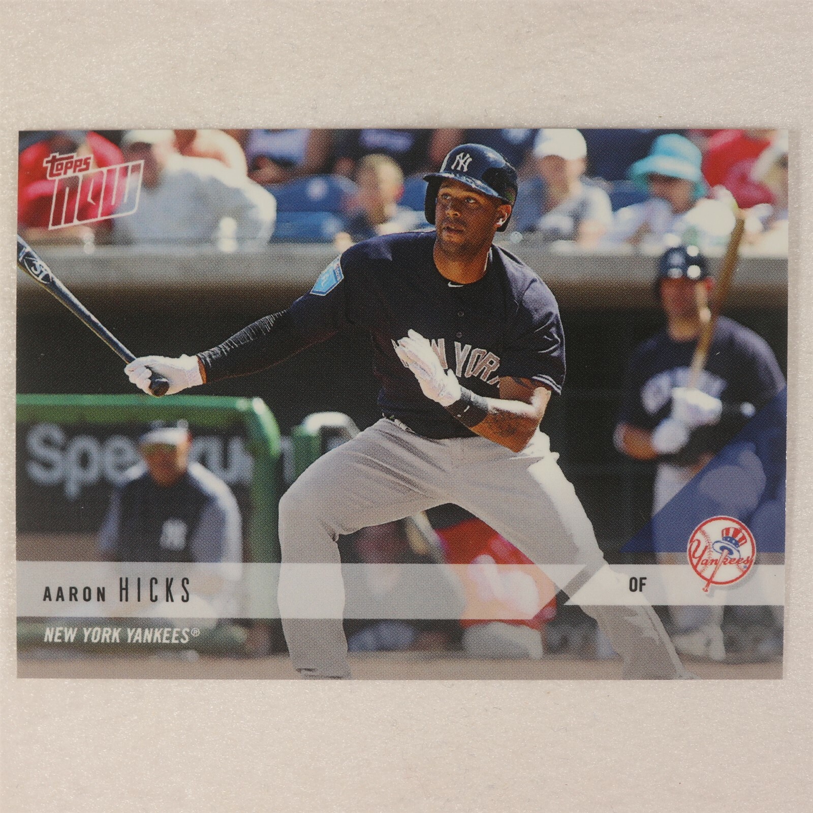2018 Topps Now Card #OD-33: New York Yankees Aaron Hicks | eBay