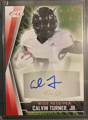 2022 SAGE AUTO AUTOGRAPH CALVIN TURNER JR HAWAII RAINBOW WARRIORS | eBay