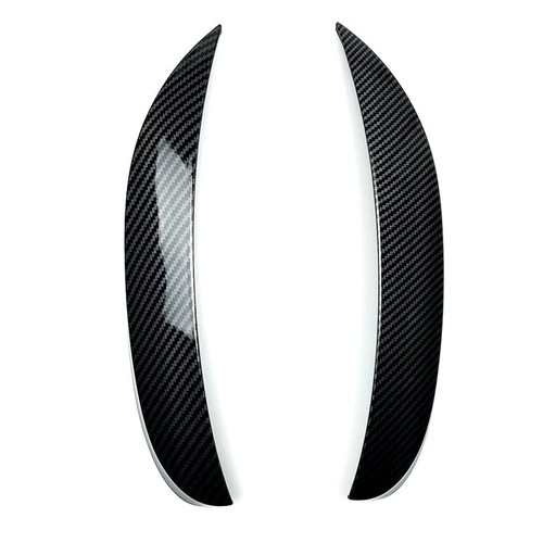 ABS Carbon Fiber Print Wind Knife For 19-21 Benz C-Class W205 C200 C260 ...