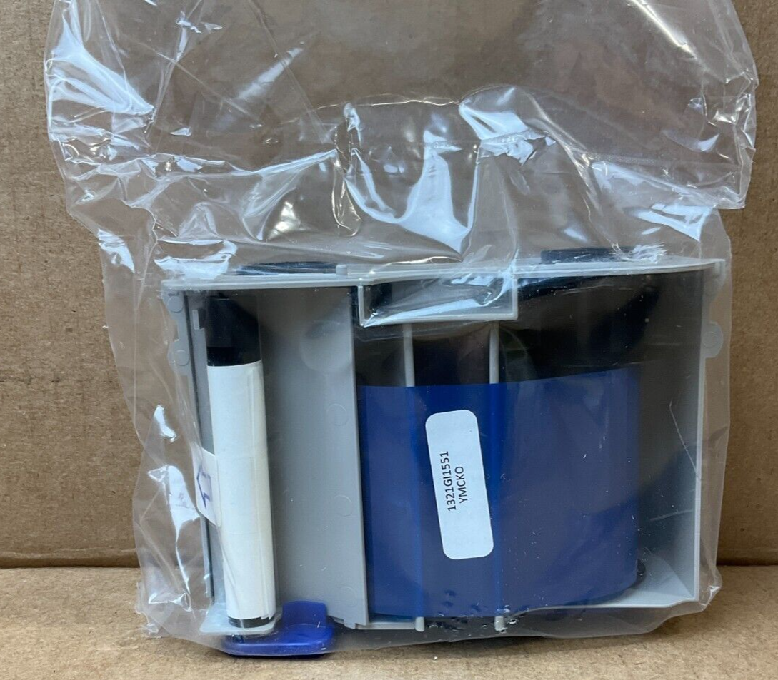 HID Fargo YMCKO Full Color Smartload Ribbon Cartridge DTC400 - 044230 ...