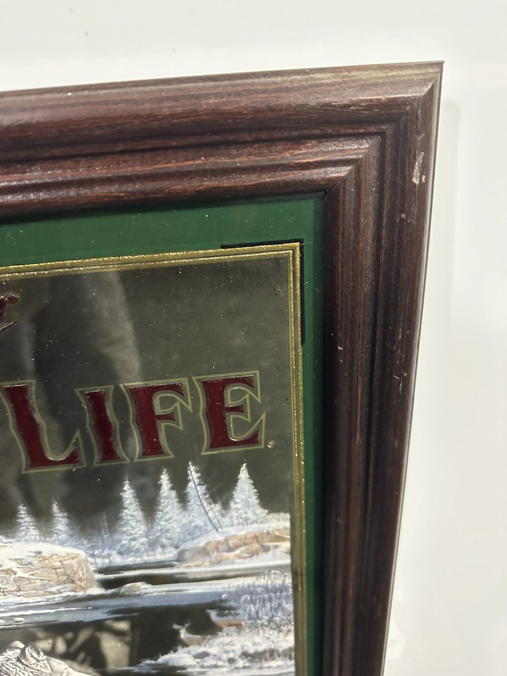 Miller High Life WOLF WOLVES Beer Mirror Bar 4th Edition Set Sign | eBay