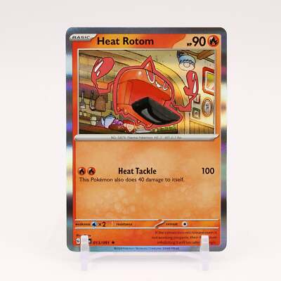 Heat Rotom - 013/091 Paldean Fates Holo Rare Pokemon - NM/MINT | eBay