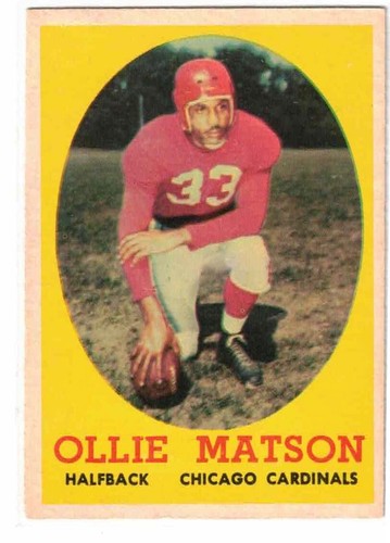 1958 Topps #127, Ollie Matson, St. Louis Cardinals, EXMT | eBay