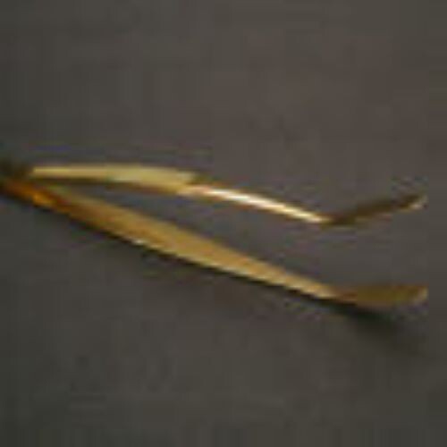 Showgard Stamp Tongs Angled Tip - Gold Plated | eBay