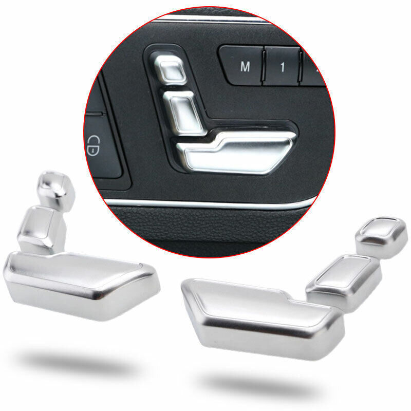 6X Door seat Adjust Button Switch Cover Trim For Mercedes Benz E Class ...