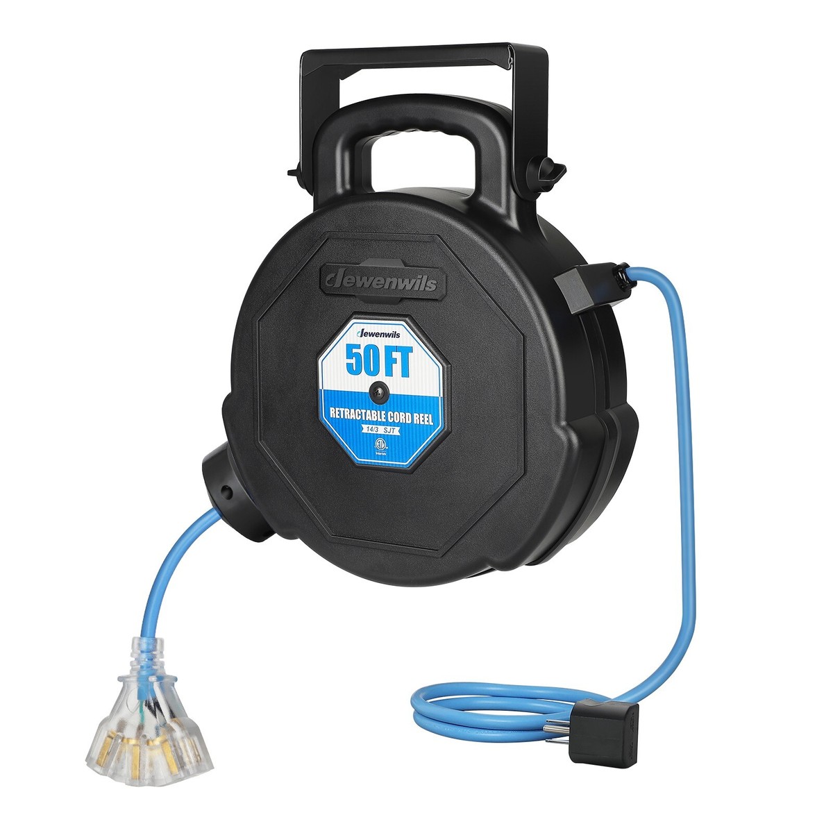 Extension Cord With Retractable Cord