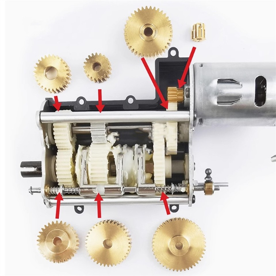 For TAMIYA 1/14 Gearbox Metal Gears 10T 20T 27T 30T 36T 37T 40T Gear ...