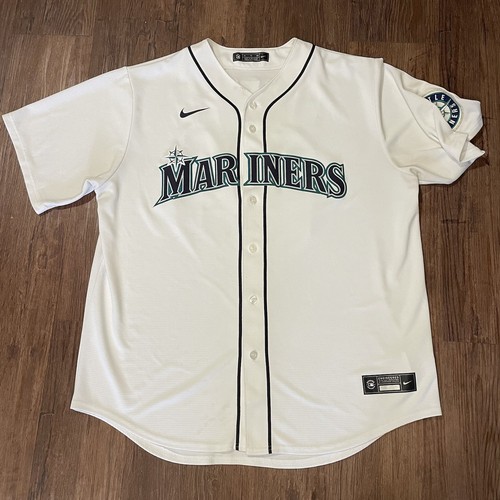Nike White Seattle Mariners Ken Griffey Jr #24 Jersey Men's XL White ...